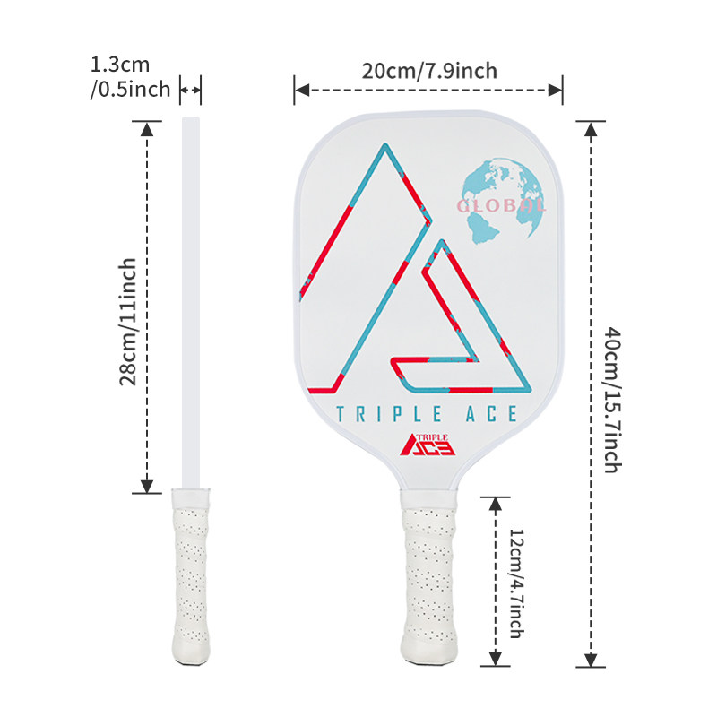 Triple Ace王牌系列Ace-Global-W2023升级清凉小清新白色系列球拍_虎窝淘