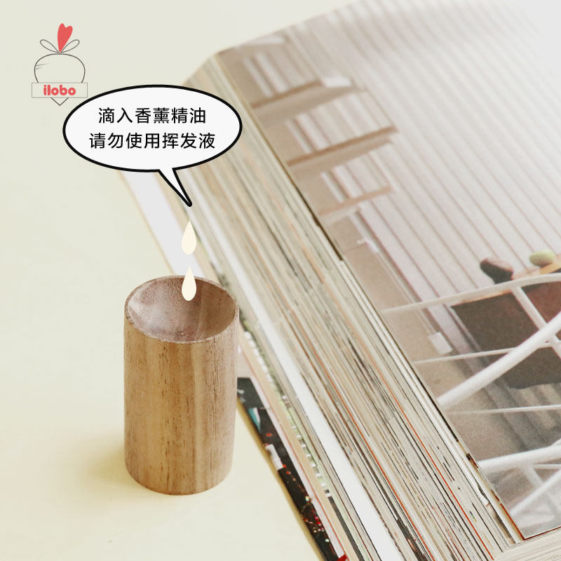 ilobo扩香器室内精油无火香薰家用扩香石衣柜卧室摆件随身扩香木_虎窝淘