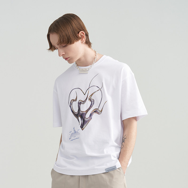 HeartBoon 短袖潮牌国潮T恤体恤