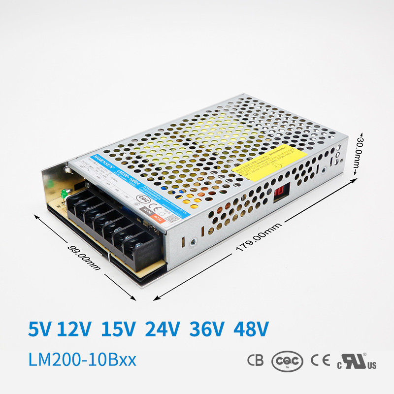 开关电源LM200-10B05/12/15/24/36/48V金升阳264VAC输入变压器LRS_虎窝淘