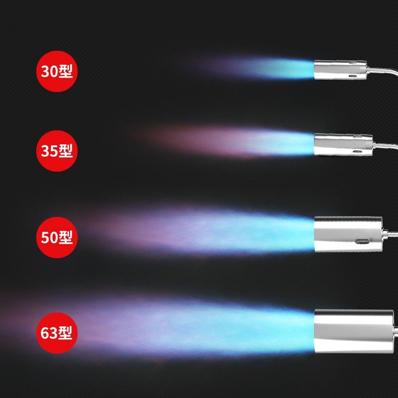 德力西液化气喷火烤枪燃气烧毛喷枪头家用烧肉煤气火焰喷灯喷火枪_虎窝淘