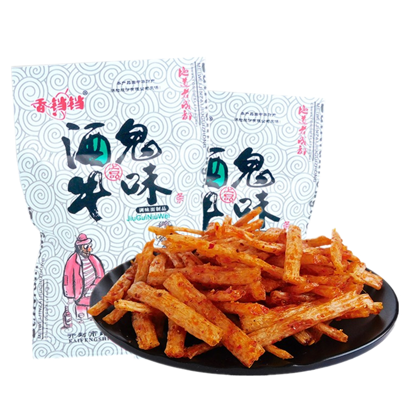 香铛铛酒鬼牛肉手撕牛肉麻辣条8090后儿时怀旧回忆面筋小时候零食_虎窝淘
