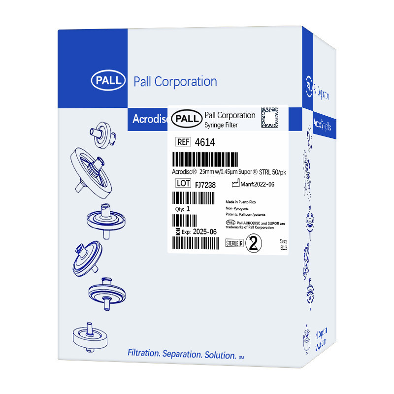 颇尔PALL灭菌滤器针头过滤器亲水Supor聚醚砜PES膜PN4612/PN4614 25mm 0.2/0.45um_虎窝淘
