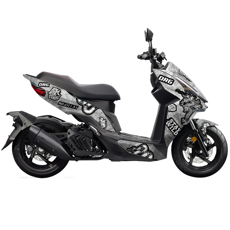 耐凯特NIGHTCAT三阳DRG150/158贴花改装贴纸全车车贴拉花版画版花_虎窝淘