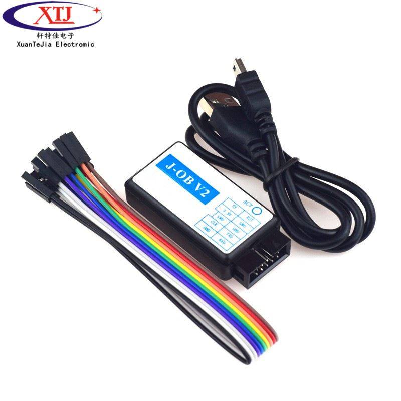 。J-OB V2 JLINK OB J-LINK V8 V9 V9.3 STLINK兼容带虚拟串口_虎窝淘