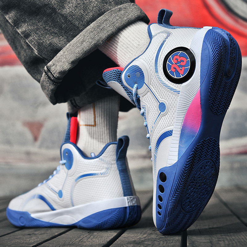 球鞋特步幻影篮球男碳板战超响运动鞋高帮摩擦篮球鞋