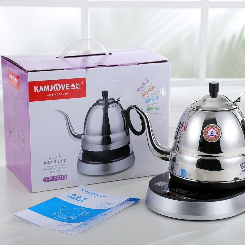 Stainless steel electric kettle hot intelligent induction el_虎窝淘