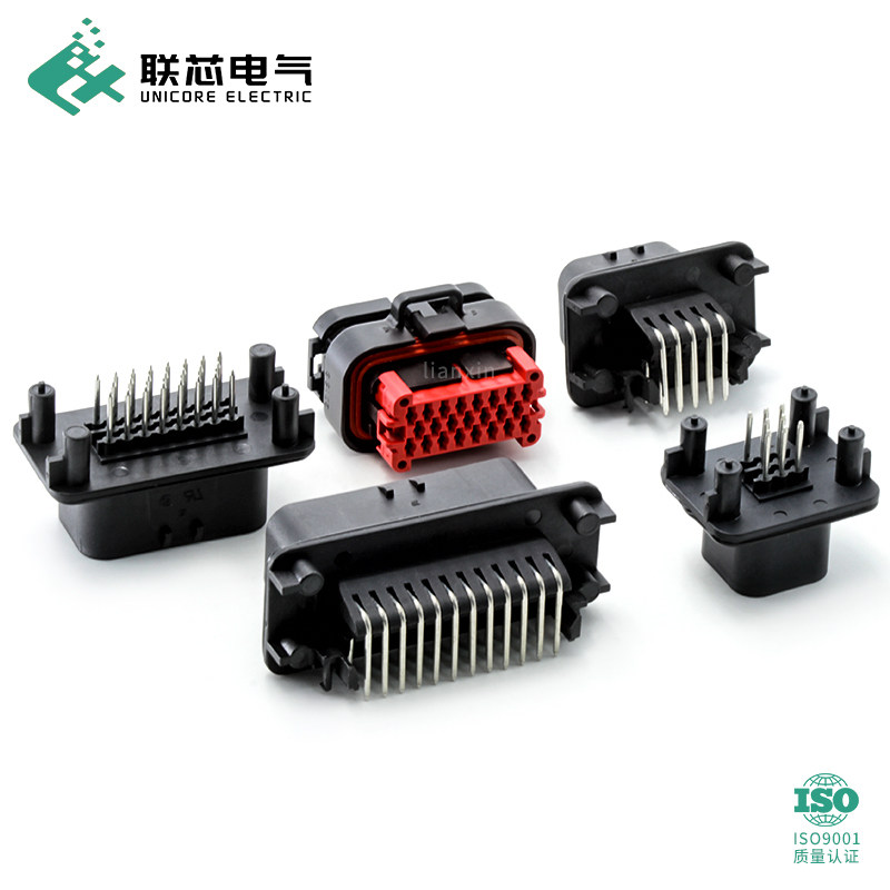 联芯电气汽车连接器770680-1防水amp接插件公母对接插头770520-1_虎窝淘