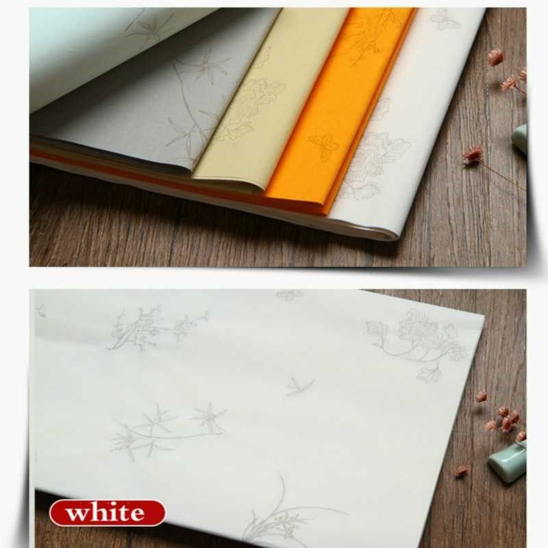 Pastel Xuan Paper Thicken Painting Xuan Paper with Orchid Ch_虎窝淘