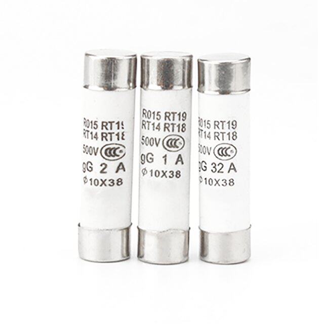 10 piece 10*38mm Fast blow Ceramic Fuse RO15 380V 500V 1A 2A_虎窝淘