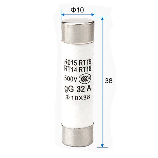 10 piece 10*38mm Fast blow Ceramic Fuse RO15 380V 500V 1A 2A_虎窝淘