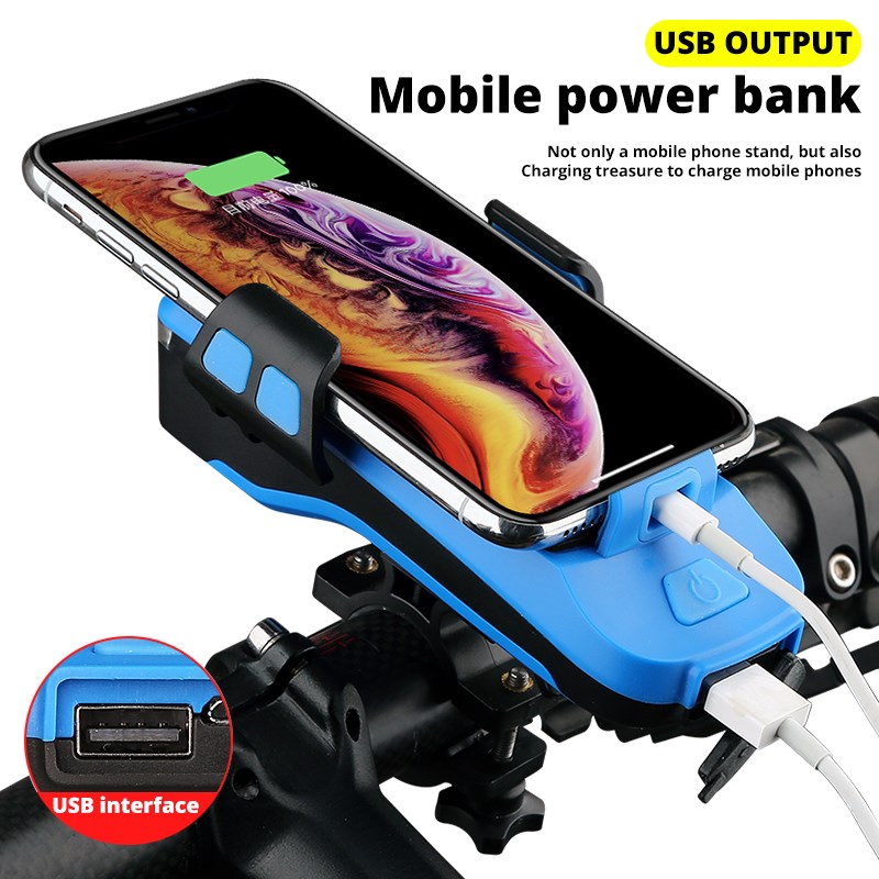 TRLIFE Multifunction 4 IN 1 Bicycle Light Powerful Bike Flas_虎窝淘