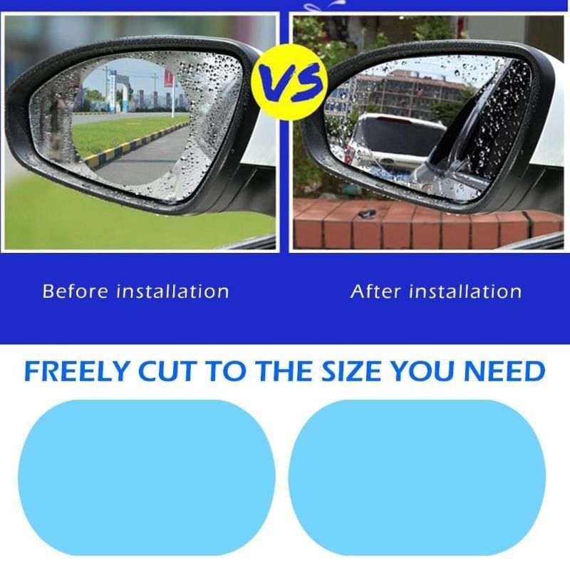 2pcs 95x135mm Car Side Mirror Anti Fog Film Rearview Mirror_虎窝淘
