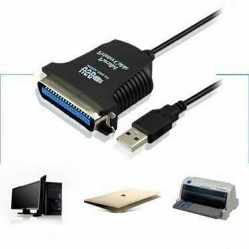 USB 2.0 to Parallel Adapter Cable 36-pin IEEE 1284 Printer C_虎窝淘