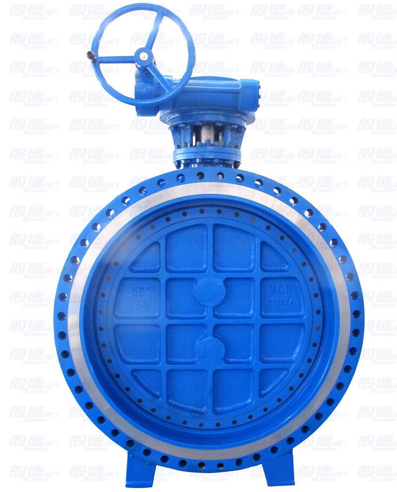 大口径法兰蝶阀双偏心手动蝶阀D342X-10Q法兰式蝶阀球墨铸铁材质_虎窝淘