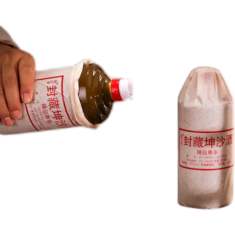 贵州酱香型白酒坤沙大曲10年500ml6瓶整箱纯粮食高粱高度原浆陈年_虎窝淘