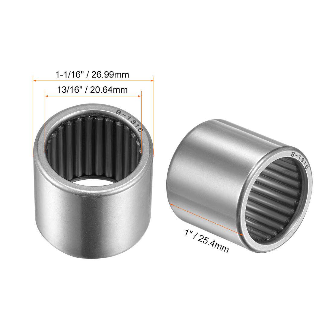 B1316+Needle+Roller+Bearings+13/16""+x+1-1/16"_虎窝淘