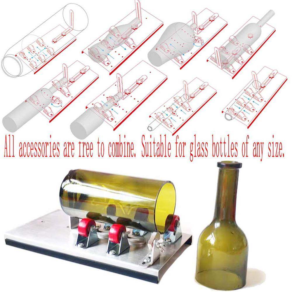 Glassbottle Cut Machine DIY Glass Bottle Cutter Adjustable S_虎窝淘
