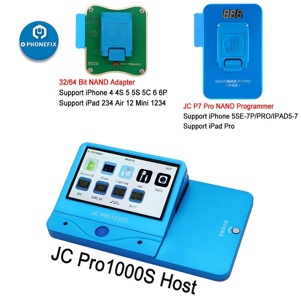 JC Pro1000S JC P11 JC P7 Pro NAND Programmer HDD Read Write_虎窝淘