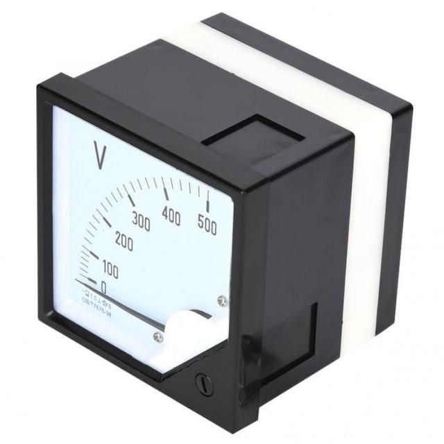 High Accuracy Square Panel Voltage Meter Analog Voltmeter AC_虎窝淘