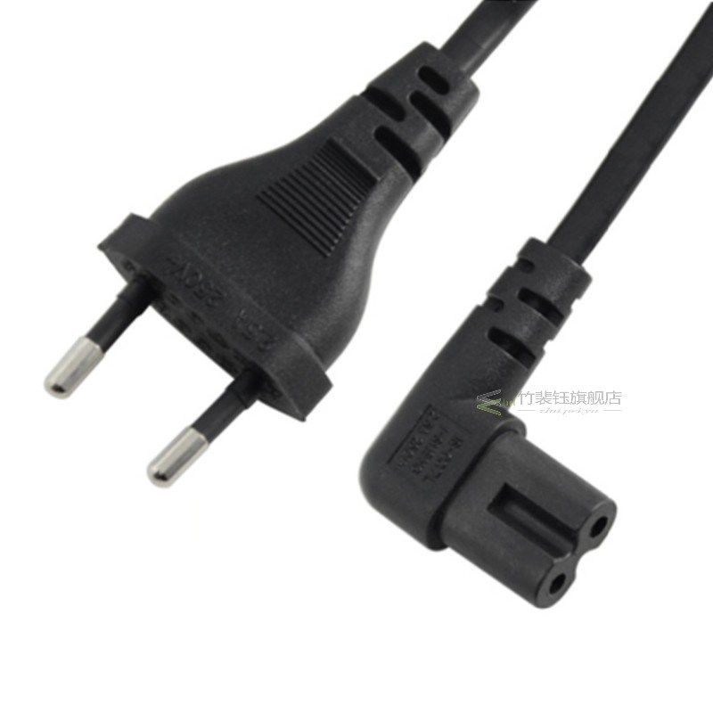 New Right angled E Euro AC power cord cable lead 1M/2M/3M/5M_虎窝淘