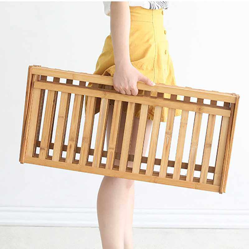 Free installation folding multi-layer shoe rack simple house_虎窝淘