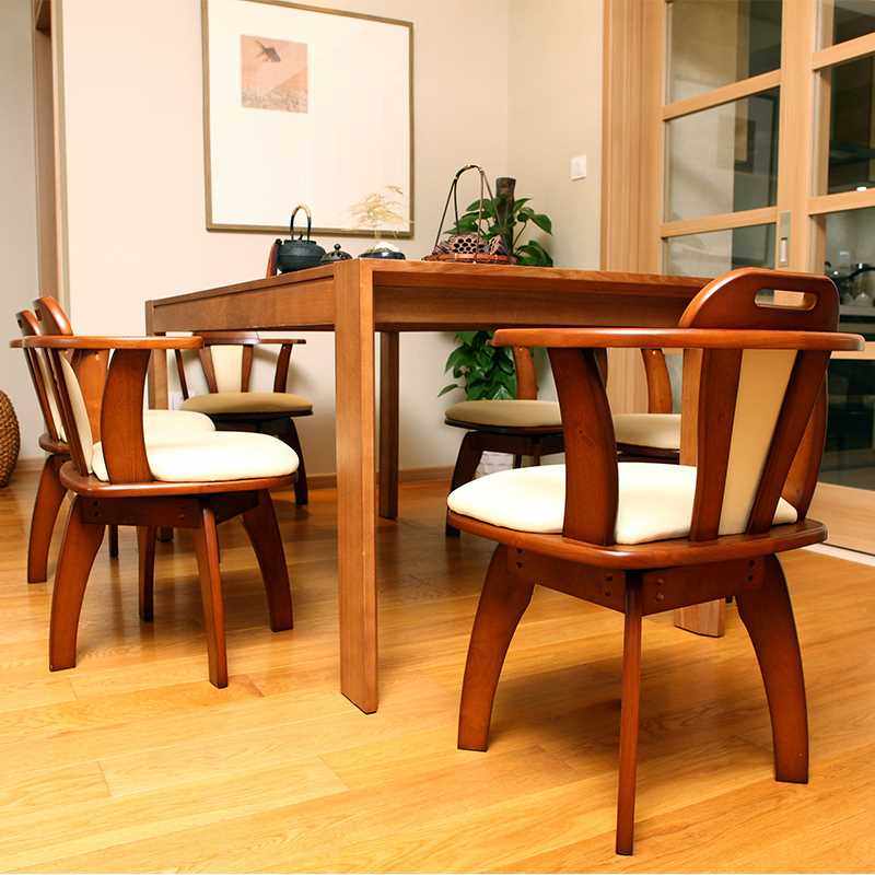 Solid wood computer chair home dining chair simple modern_虎窝淘