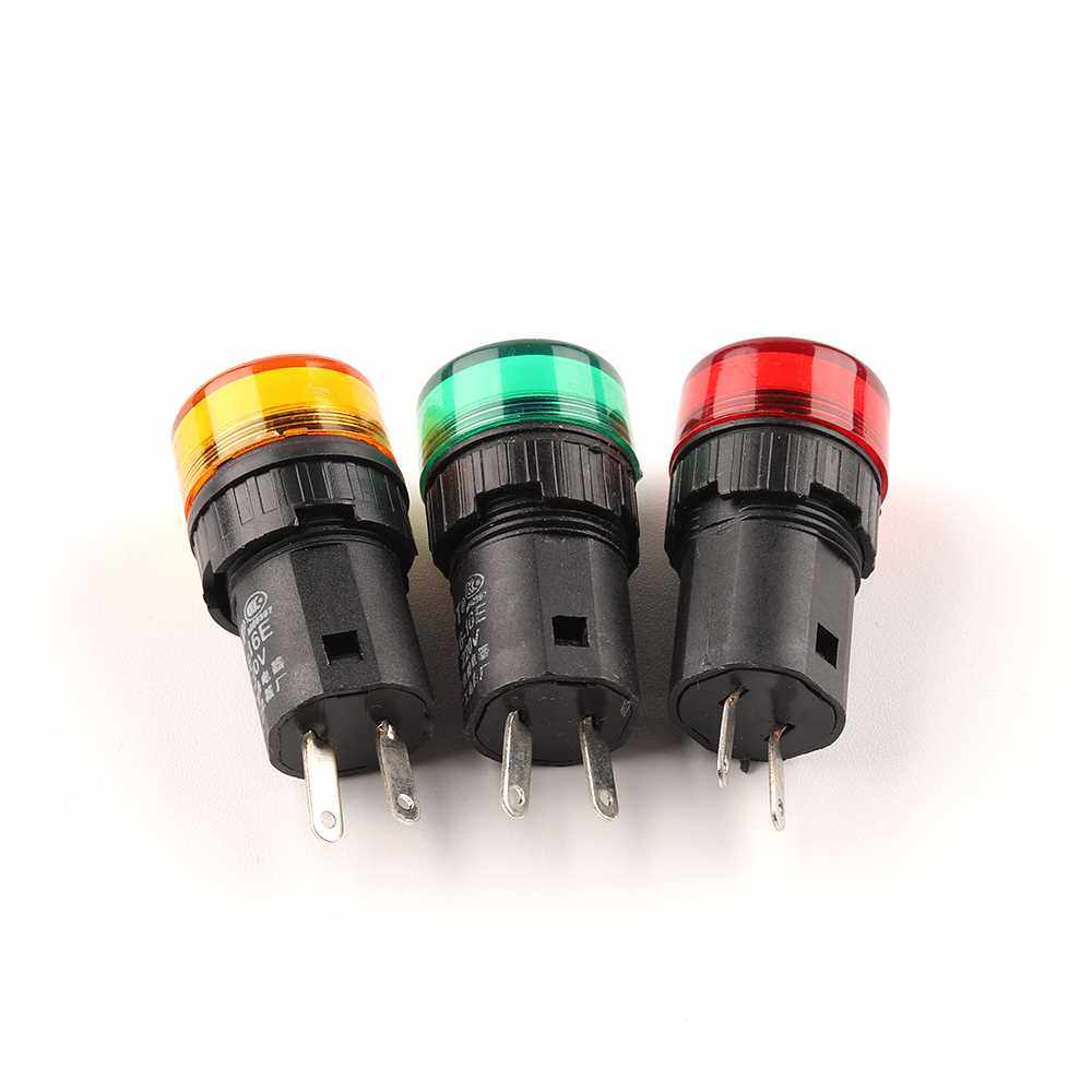 1PCS AD16-16E 16m Indicator Light Signal Lamp 2 pin 12V 24V_虎窝淘