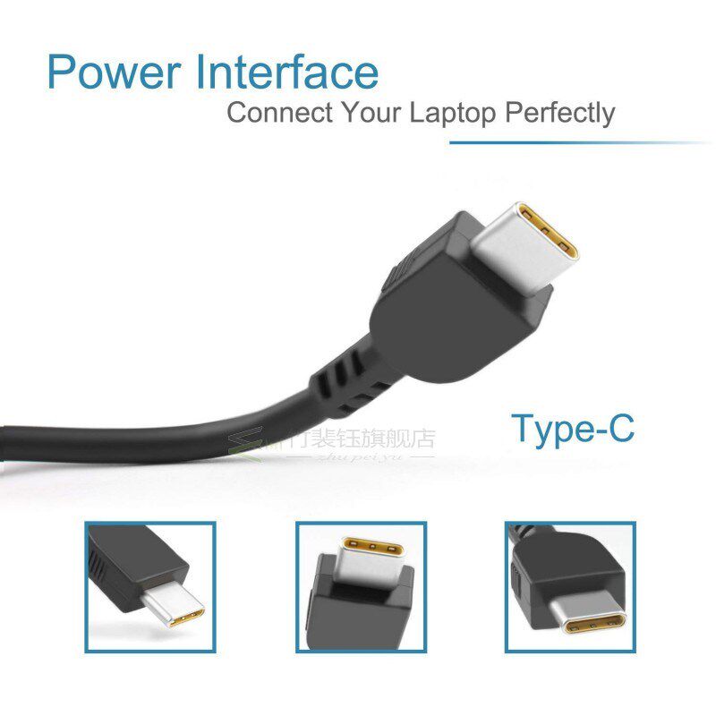 65W SB C AC Charger Fit for Lenovo ThinkPad T470 T470S T480_虎窝淘