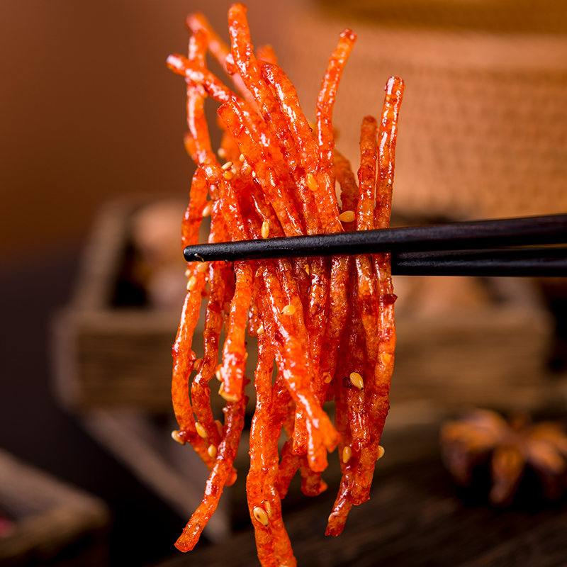 翻天娃101g爆辣魔术丝网红辣条特辣麻辣丝8090后儿时经典零食小吃_虎窝淘