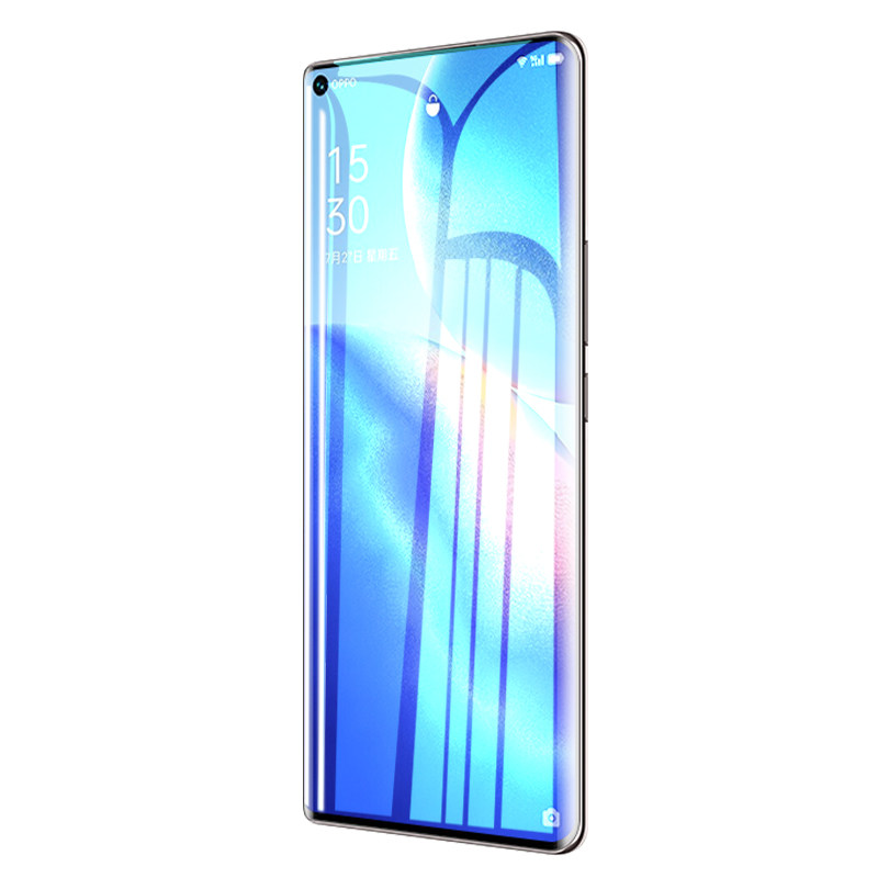 适用opporeno5钢化膜reno5pro+手机膜oppo5k5g十opreno55g全屏0pp0曲面屏opooreno5p曲屏 ...