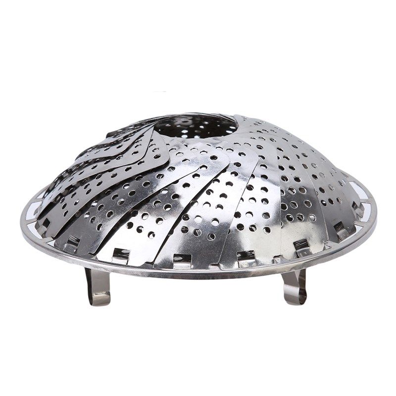 21/26/28cm Stainless Steel Food Steamer Bowl Vegetable Fruit_虎窝淘
