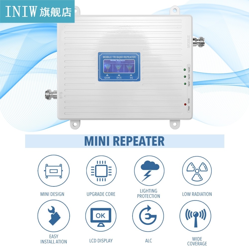 Universal Signal Booster Tri Band Amplifier Kit Network Boos_虎窝淘