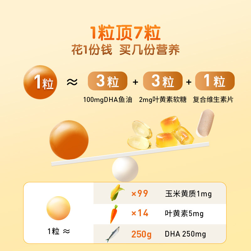 brieye珍悦目儿童dha叶黄素青少年学生视力散光鱼油专利护眼宝_虎窝淘