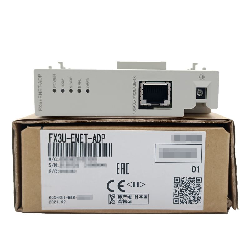 原装正品三菱PLC扩展 FX3U-ENET-L FX3U-ENET-ADP以太网模块网口_虎窝淘