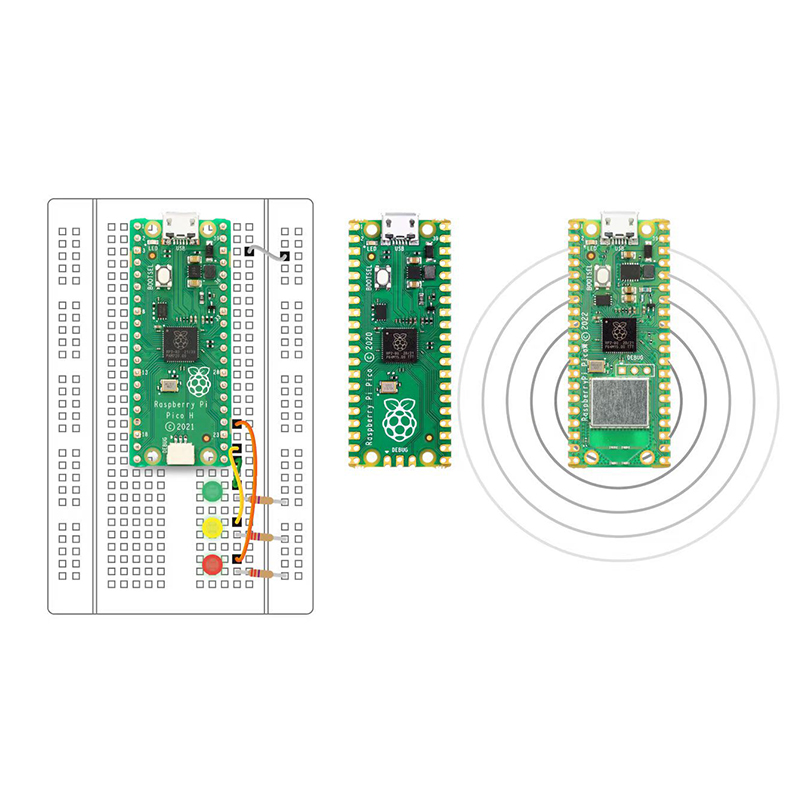 树莓派pico开发板microPython编程套件 raspberry pico芯片RP2040_虎窝淘