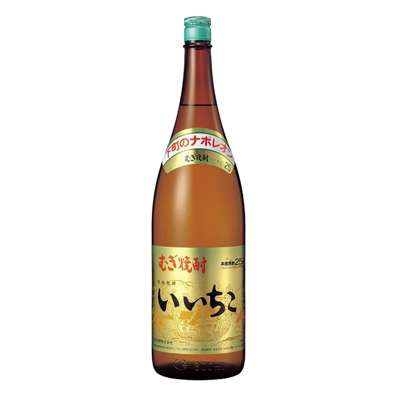 可泡梅子酒iichiko亦竹特制烧酒大麦本格烧酎日本 1800ml 1.8L_虎窝淘