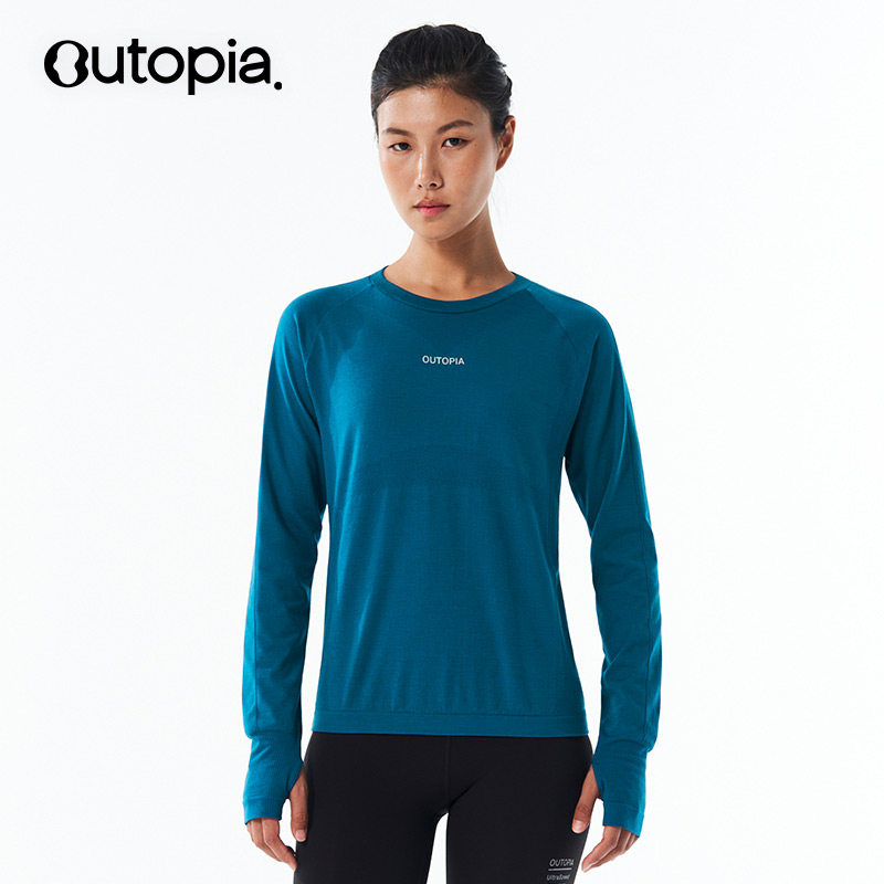 Fibonacci美利奴羊毛15度高弹力女士长袖*LincSpun®| Outopia_虎窝淘