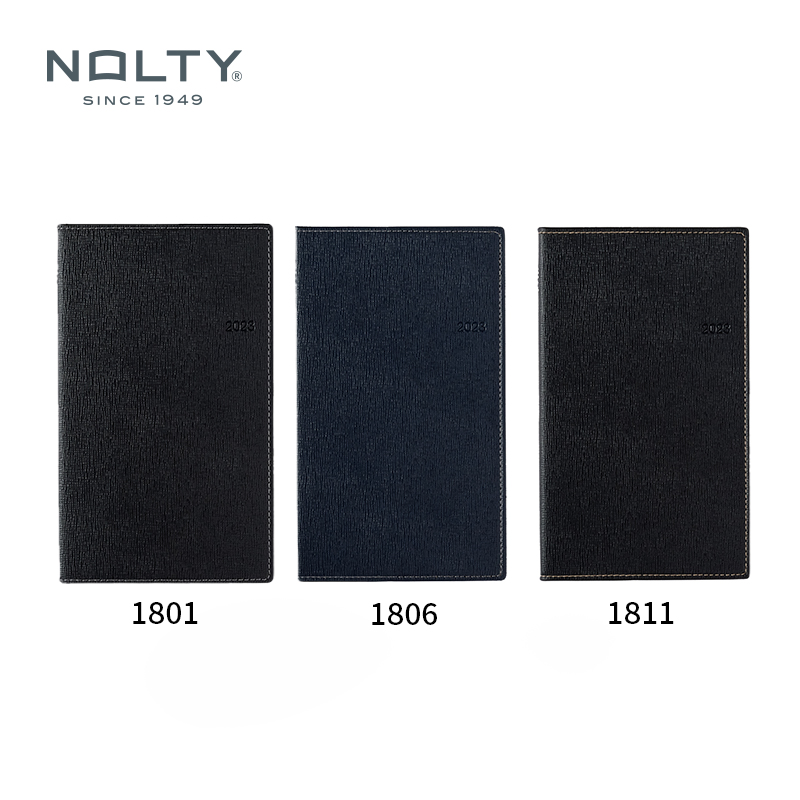 NOLTY Crest能率手帐1801 1806 1811周一日历左页横区笔记竖列笔记录2023新品pal手账笔记本本子_虎窝淘