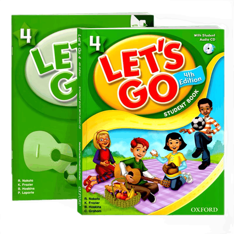 牛津letsgo第四版英语教材 Let's go第四版 Begin/1/2/3/4/5/6级别课本+练习册+线上账号小学英语教材_虎窝淘