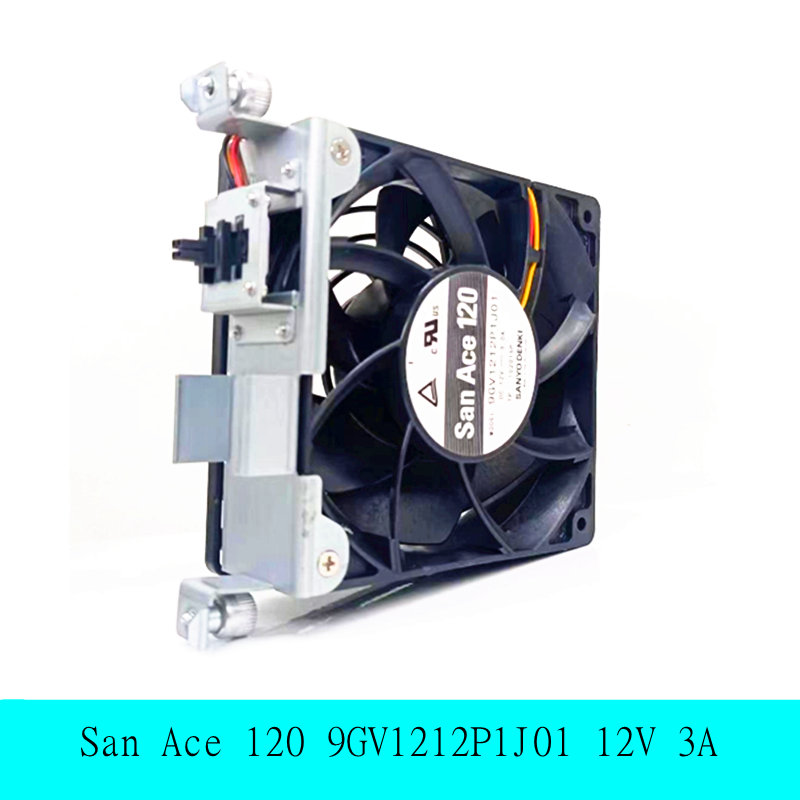 原装三洋San Ace 120 9GV1212P1J01 12V 3.0A 12CM厘米服务器风扇_虎窝淘