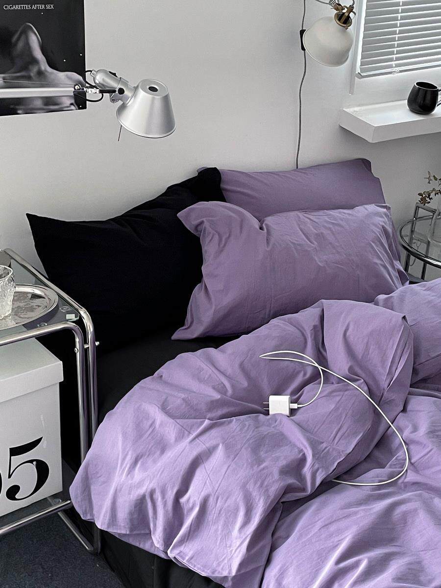 4pc bedsheet set bed sheet quilt blanket duvet cover sets_虎窝淘