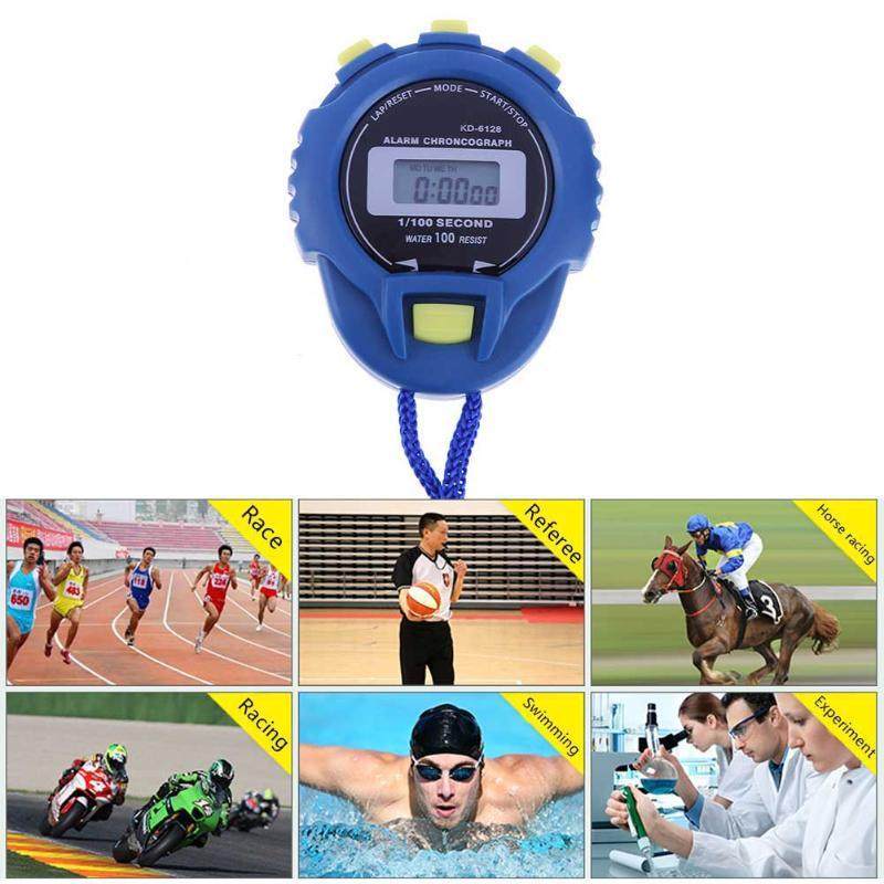 LCD Chronograph Timer Stopwatch Sport Counter Odometer Watch_虎窝淘