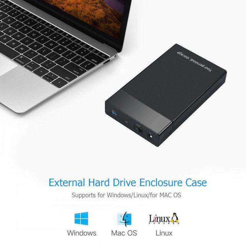 USB 3.0 to 3.5 inch SATA III 5Gbps External Hard Drive Disk_虎窝淘