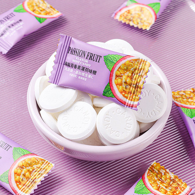 Qinjin sea salt sugar-free mints commercial fresh breath strong ...