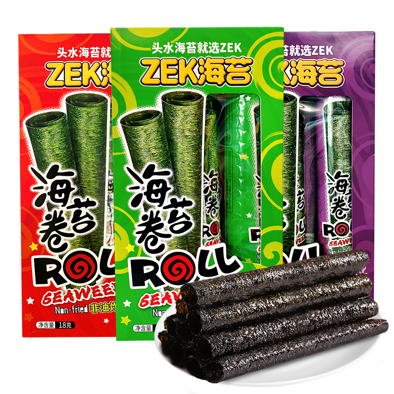 ZEK空心海苔卷18g*4_虎窝淘