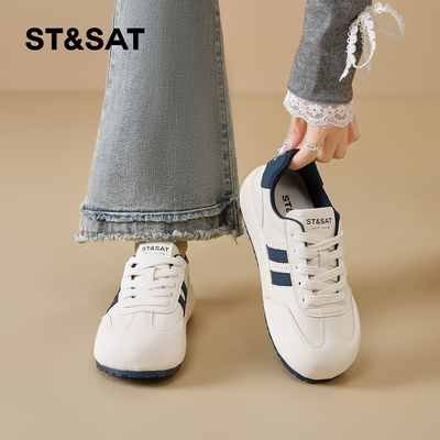 星期六气质时尚休闲白色白鞋秋天