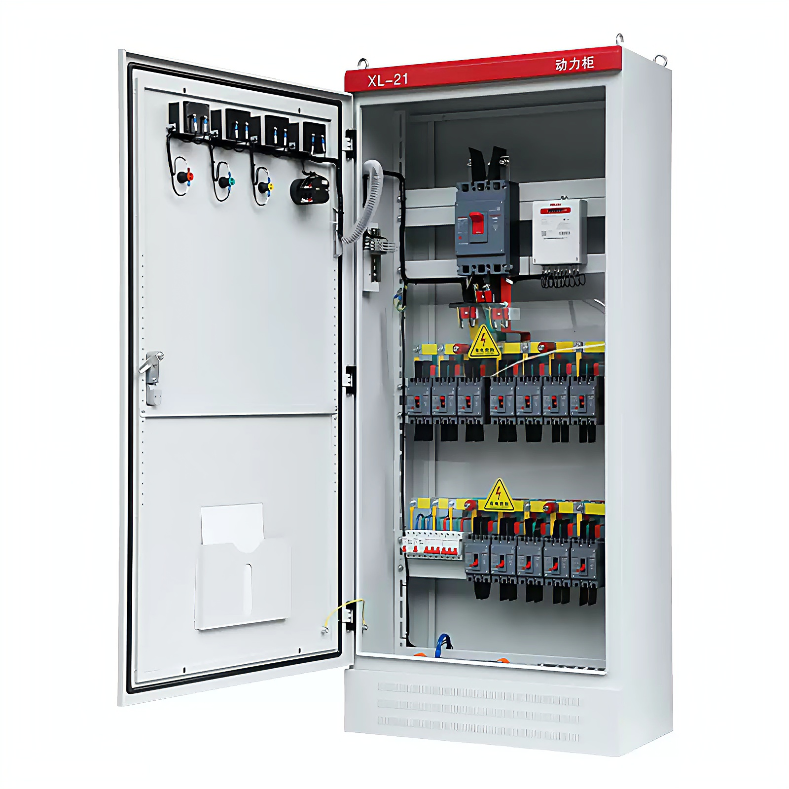定制成套配电箱配电柜XL-21动力柜低压双电源开关控制GGD柜工地箱_虎窝淘