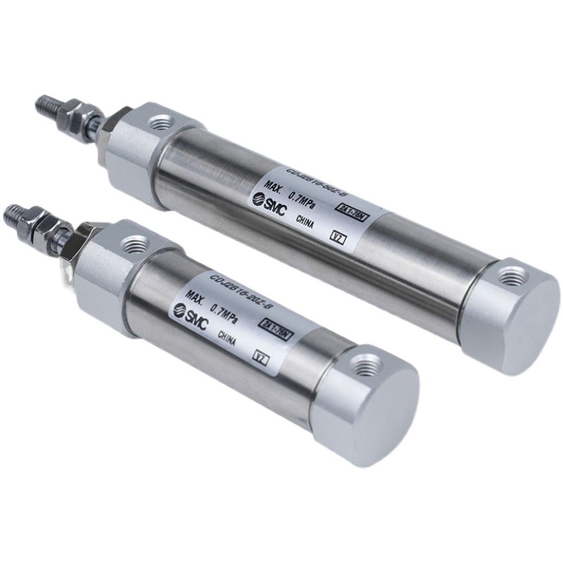 SMC全新不锈钢迷你气缸 CJ2B16/CDJ2B16-30Z/35Z/40Z/45Z/50Z-B_虎窝淘