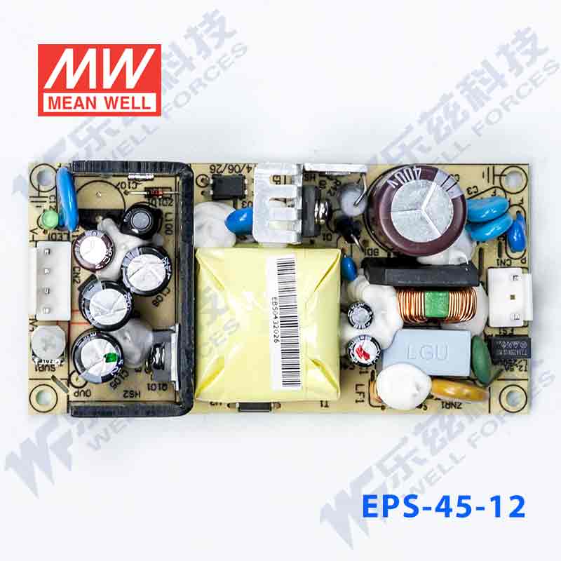 EPS-45-12台湾明纬45W12V直流稳压PCB裸板开关电源3.75A基板型_虎窝淘